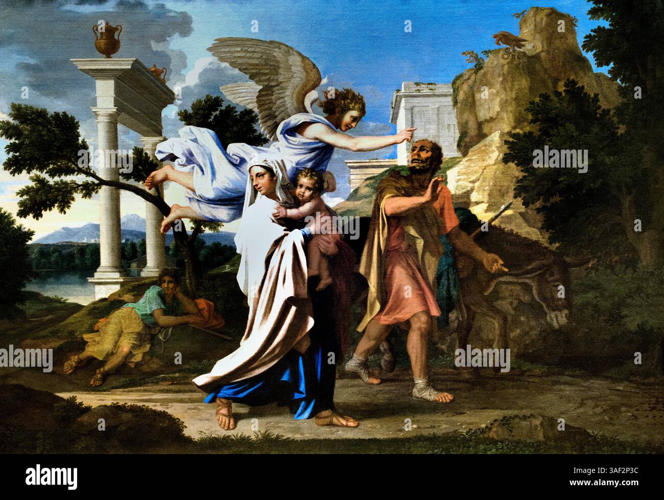 The Flight into Egypt 1657 Nicolas Poussin 1594-1665 France French ...