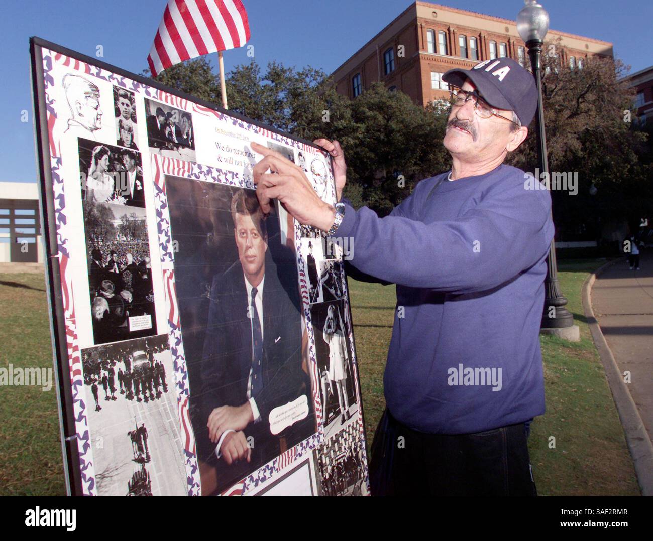 Nov 22, 2005; Dallas, TX, USA; With the Texas School Book Depository as ...