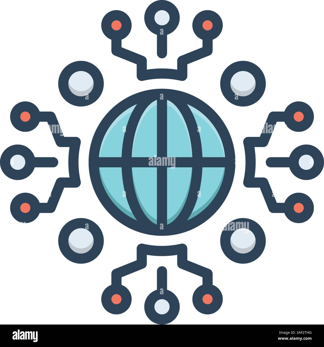 Connecting world Stock Vector Images - Alamy