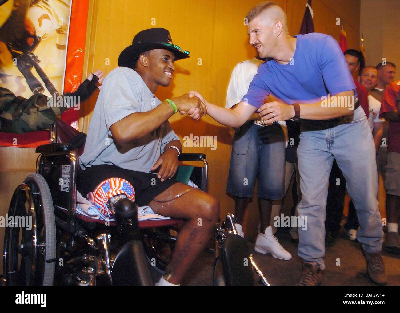 Mar 24, 2005; San Antonio, TX, USA; Sgt. Kortney R. Clemons is ...