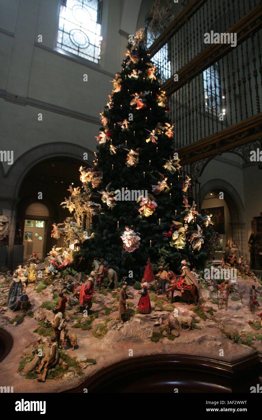 Nov 28, 2005; New York, NY, USA; A side view of the Christmas Tree and ...