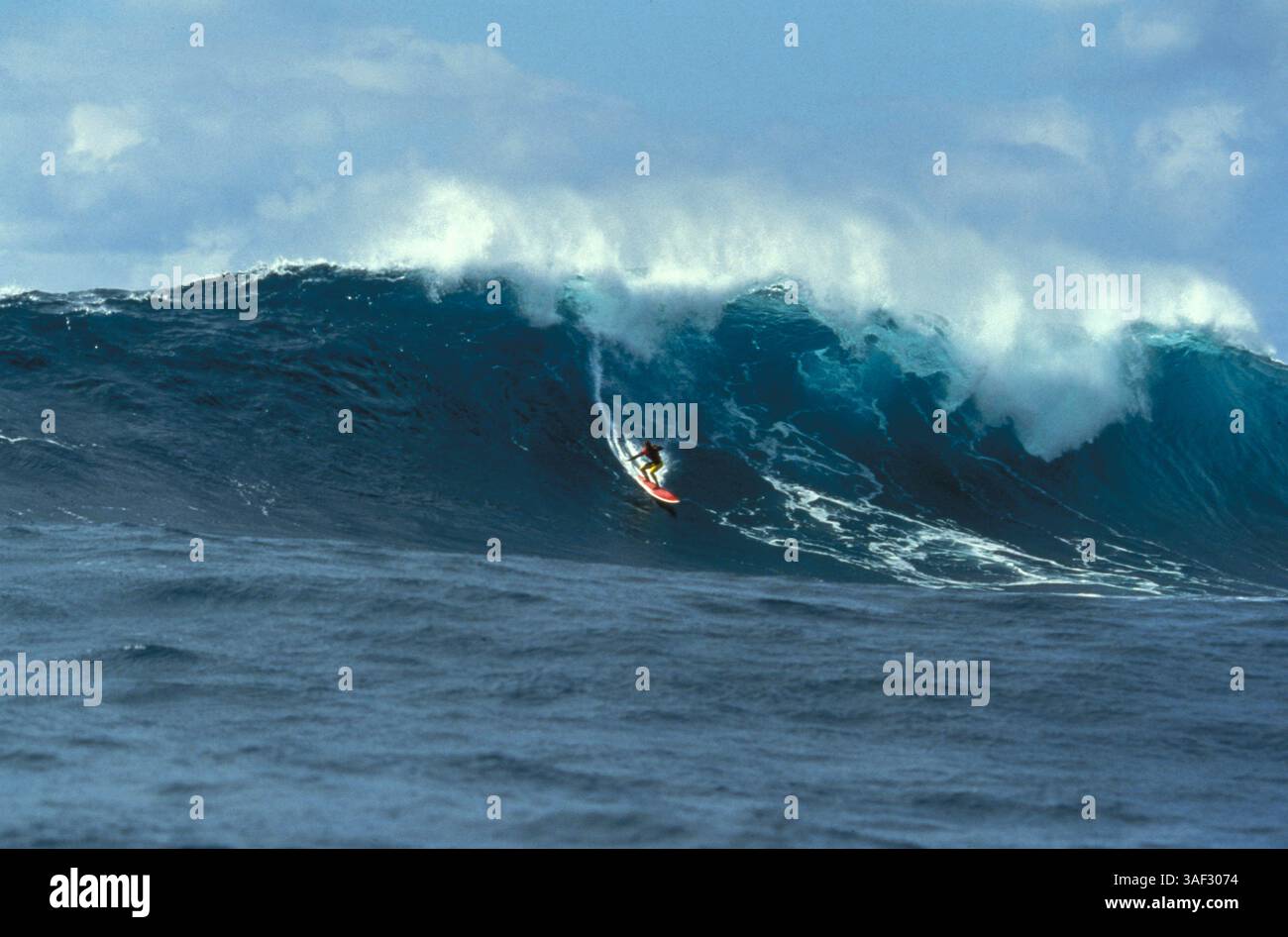 Feb. 16, 1998 - Todos Santos, Mexico - Surfer CARLOS BURKE catches ...