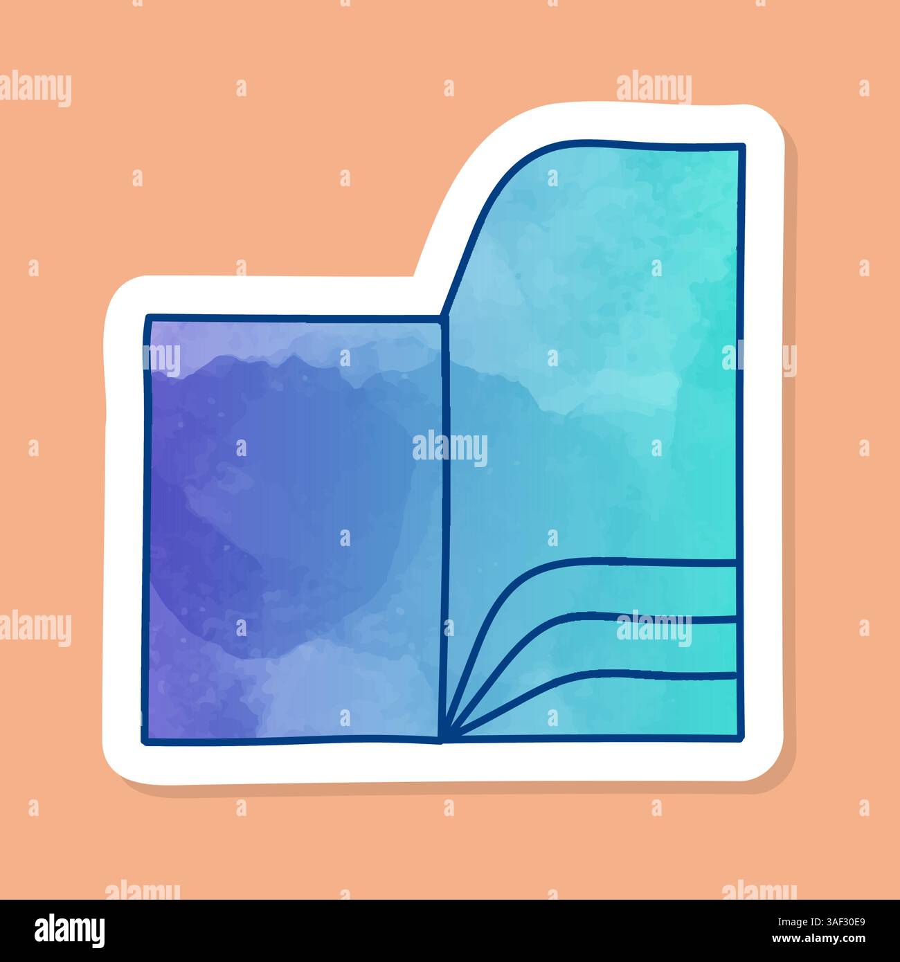 Empty note sticker cartoon hi-res stock photography and images - Alamy