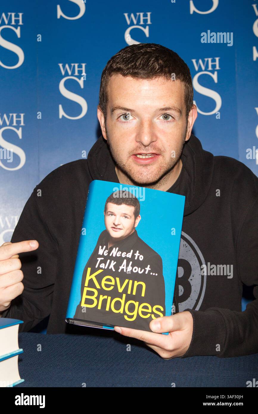 Kevin bridges signs his autobiography at WHSmith Arndale Manchester UK ...