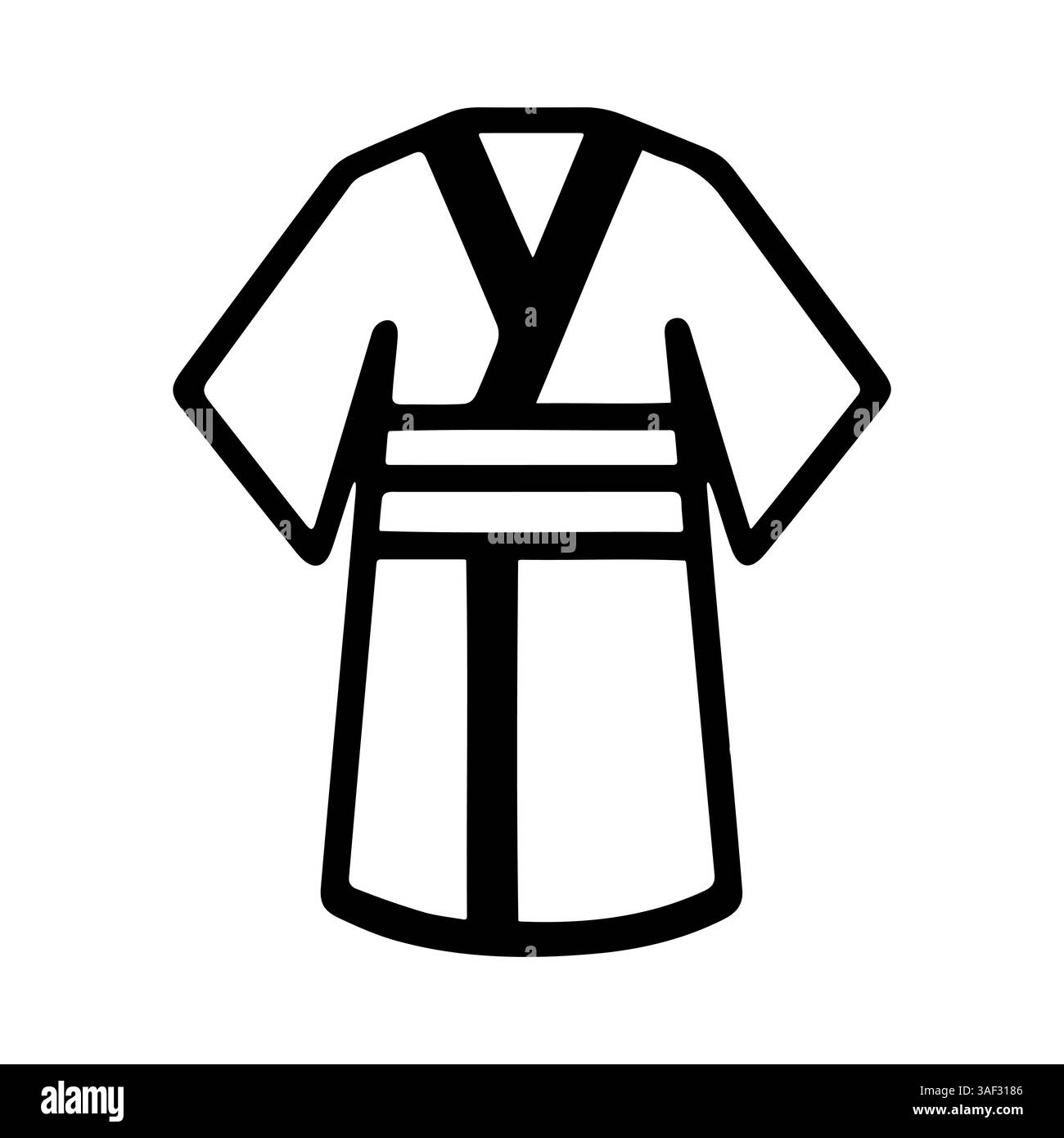 Kimono vector vectors Black and White Stock Photos & Images - Alamy