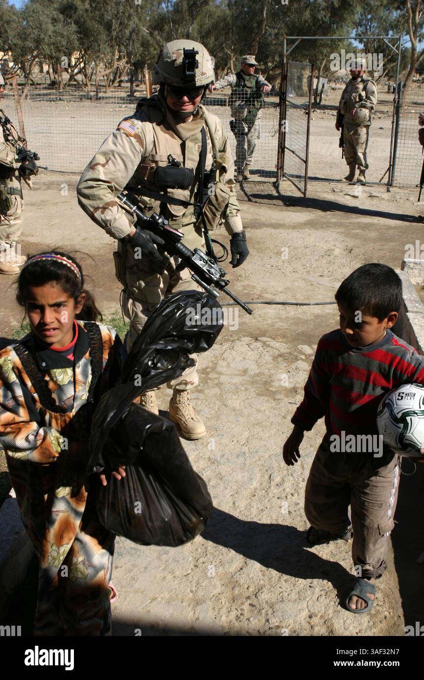 Mar 05, 2005; Al Kabani, Iraq; Army Cpl. STEVE H. BRANSON, a cavalry ...