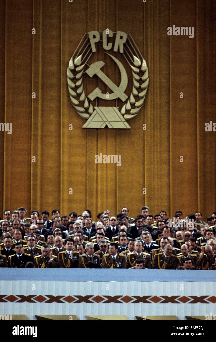 May 09, 1977; Bucharest, ROMANIA; The celebration of Romania's 100th ...