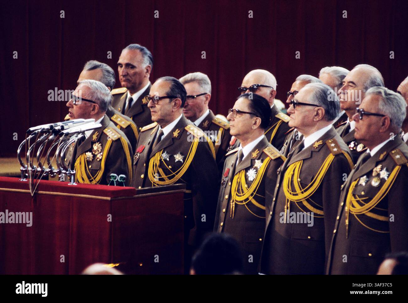 May 09, 1977; Bucharest, ROMANIA; The celebration of Romania's 100th ...