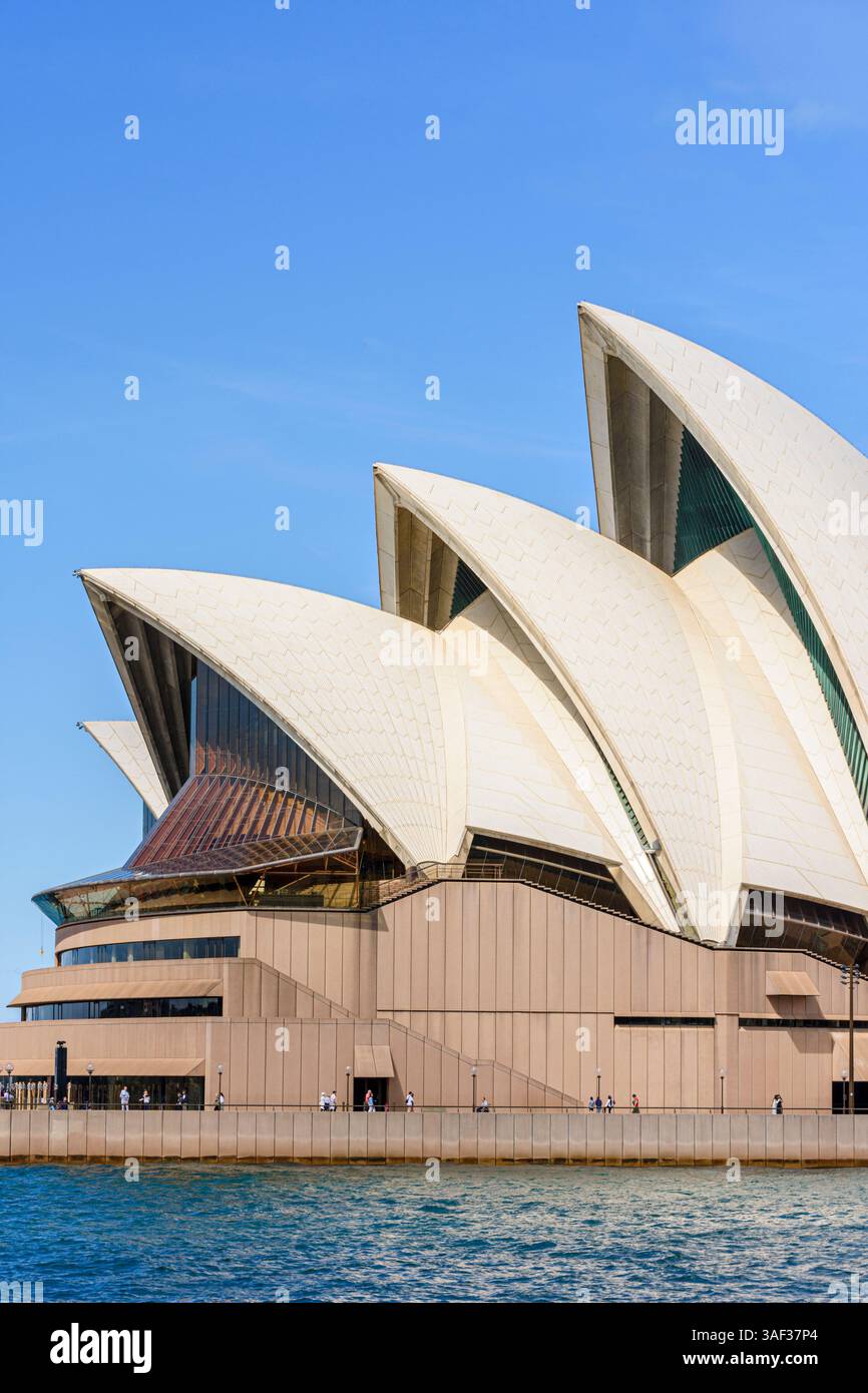 The Sydney Opera House on Bennelong Point, Sydney, New South Wales ...