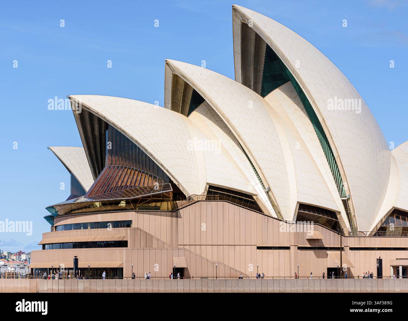 The Sydney Opera House on Bennelong Point, Sydney, New South Wales ...