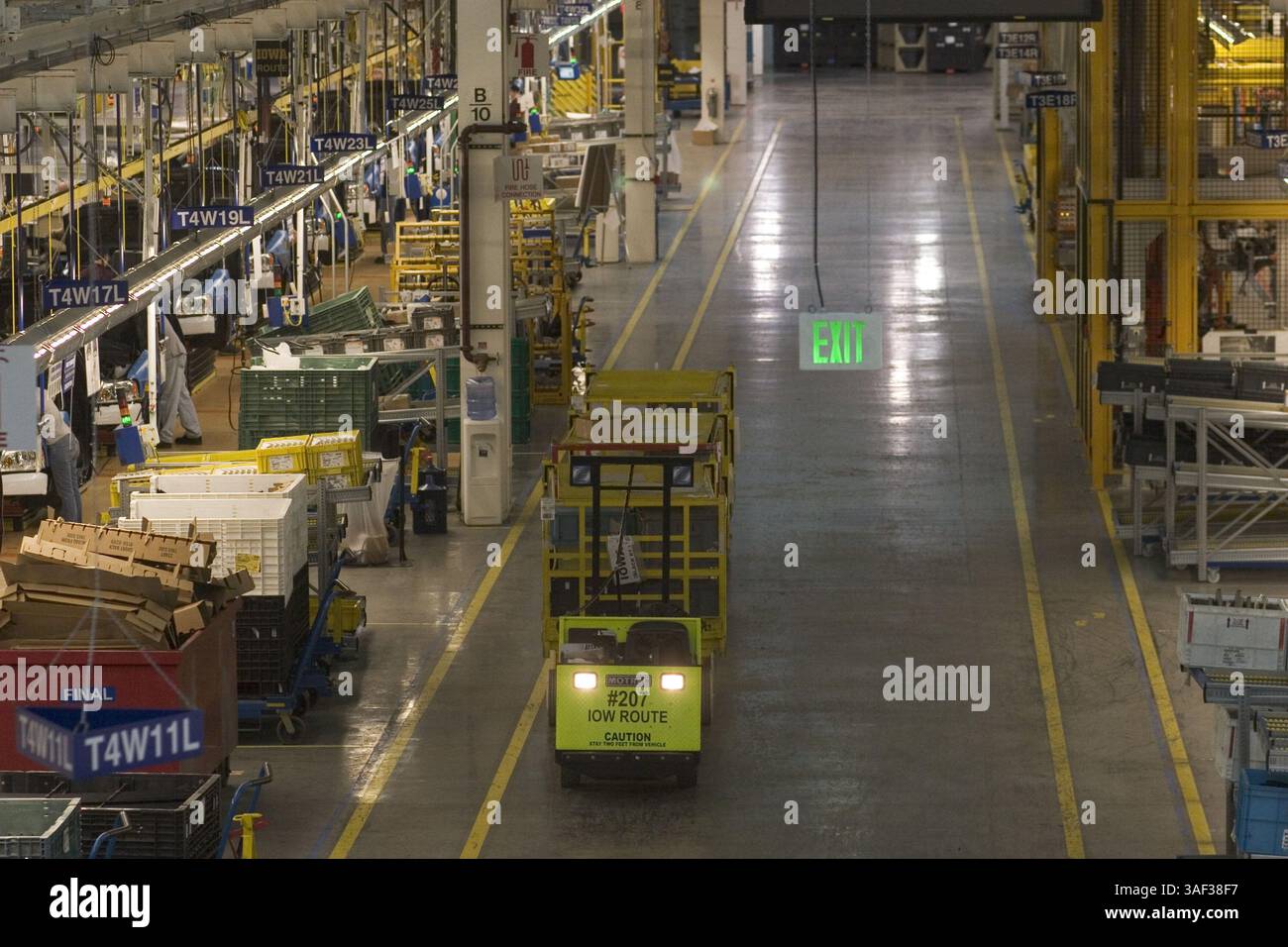 Jan 11, 2005; Dearborn, Michigan, USA; Ford F-150 pickup trucks are ...