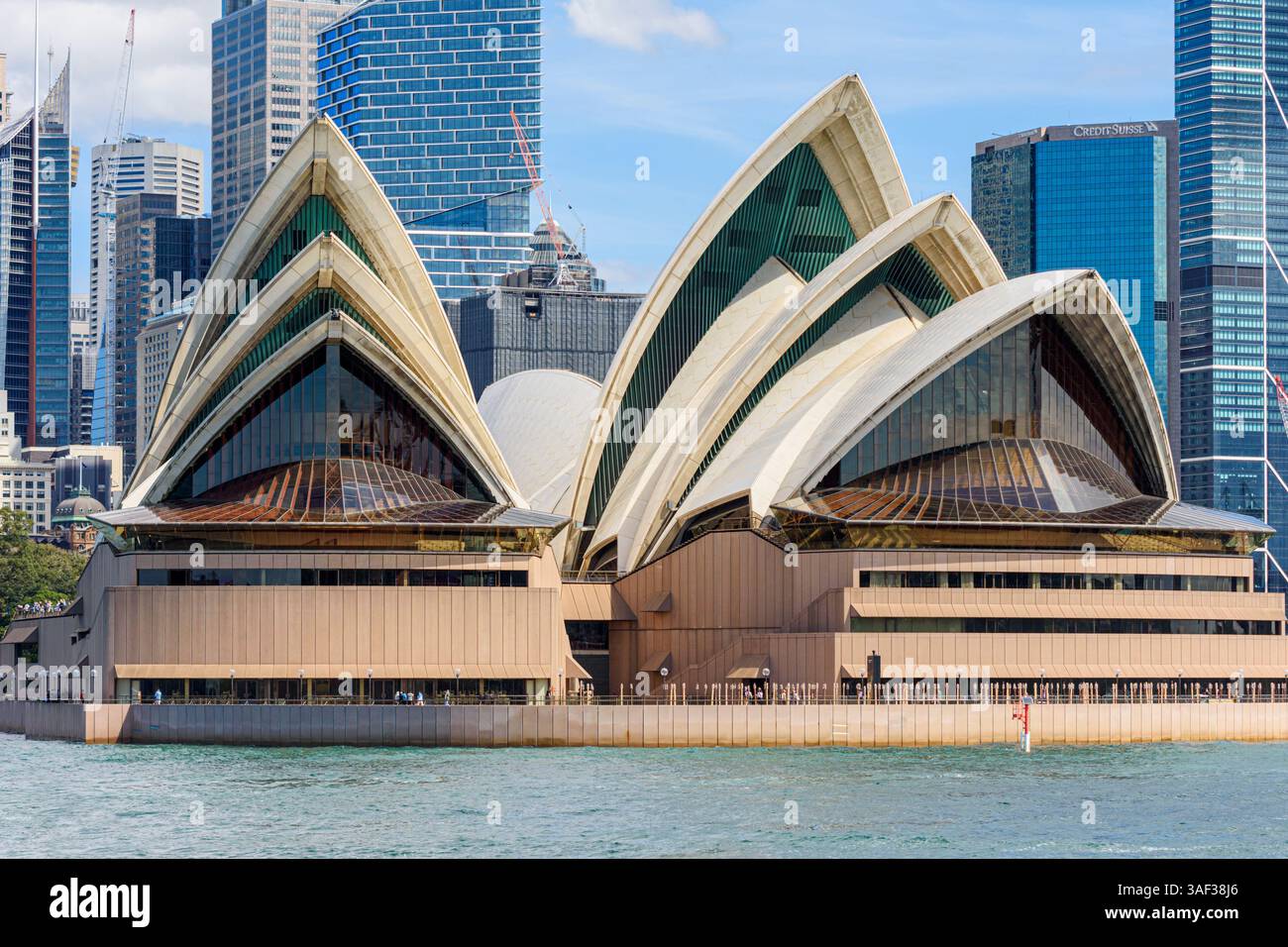 Sydney Opera House on Bennelong Point, Sydney, New South Wales ...