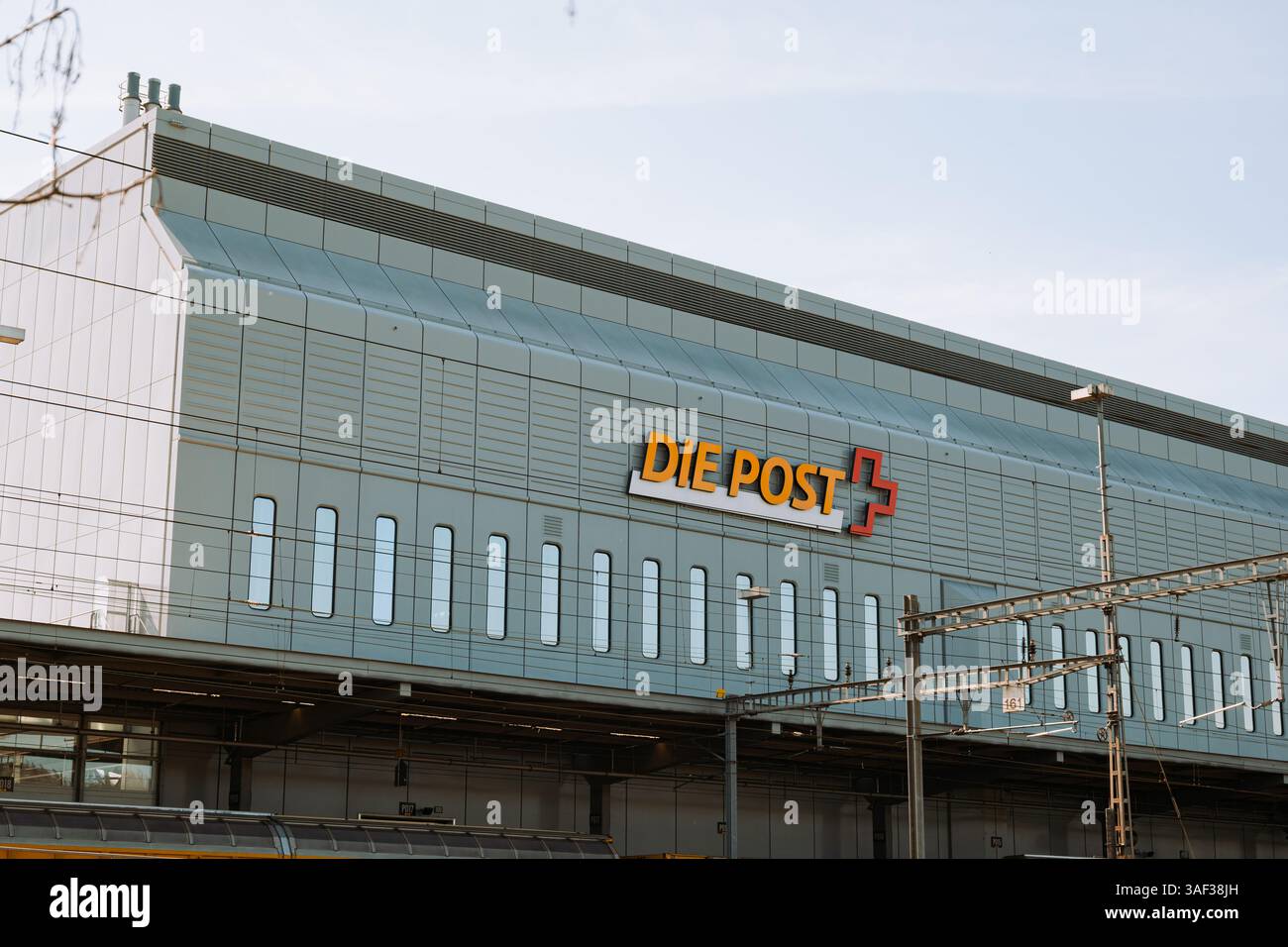 03-04-2025 Schlieren, Switzerland. Swiss national post service or Die ...