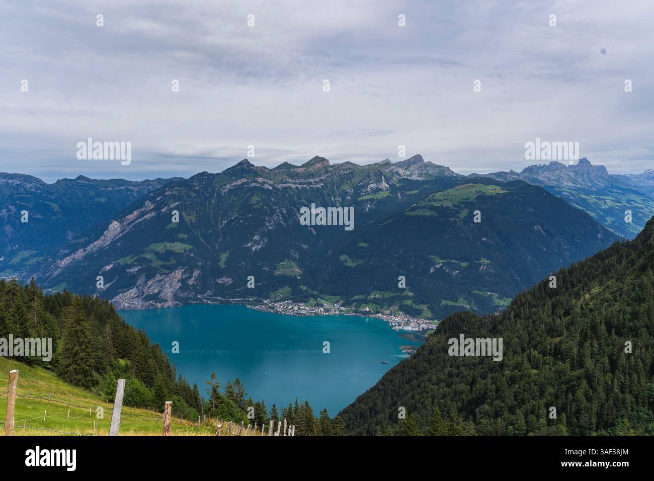 Breathtaking Alpine Hike in the Gitschen Region Stock Photo - Alamy