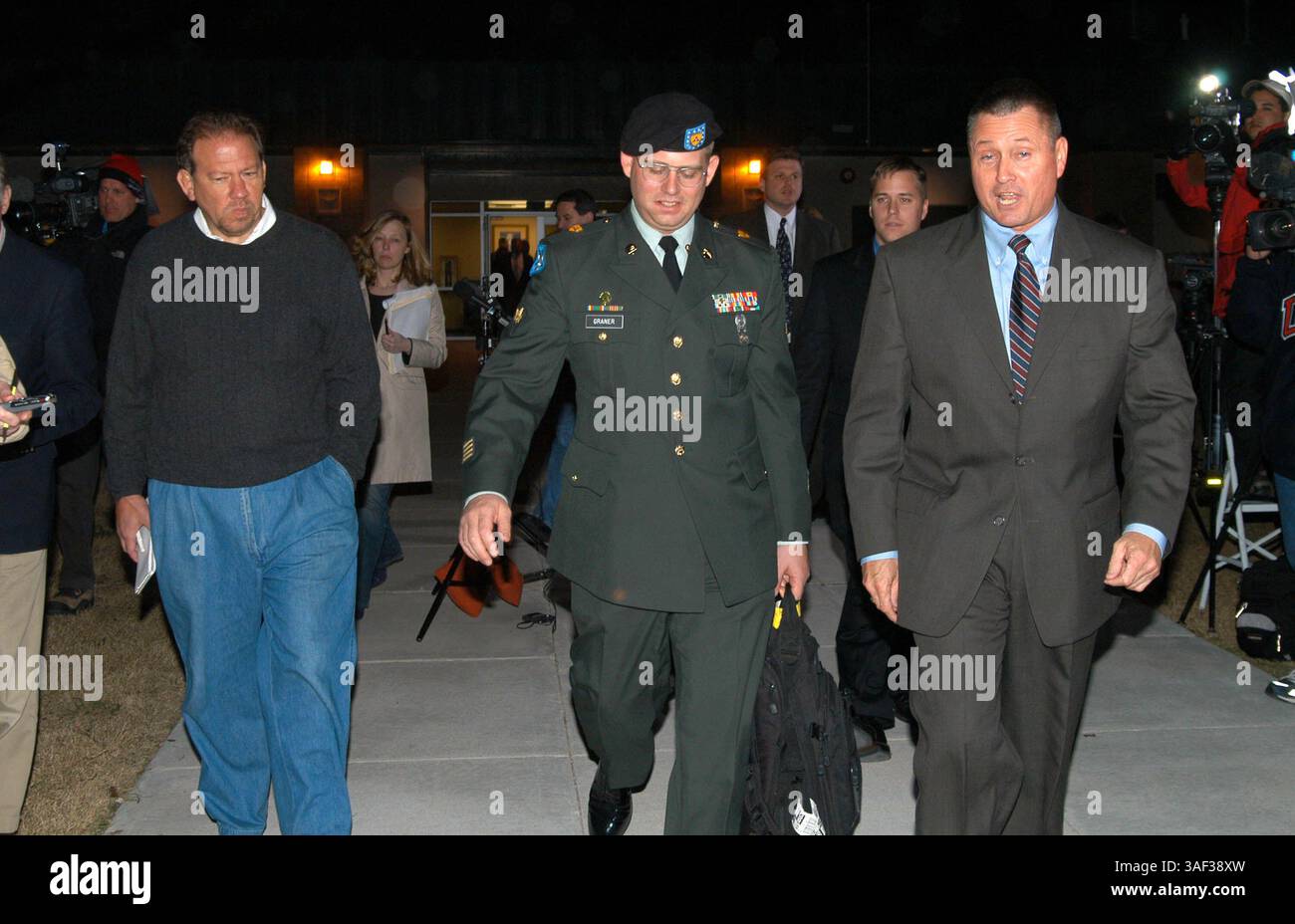 Jan 14, 2005; Ft. Hood , TX, USA; A smiling Army Spec CHARLES A GRANER ...