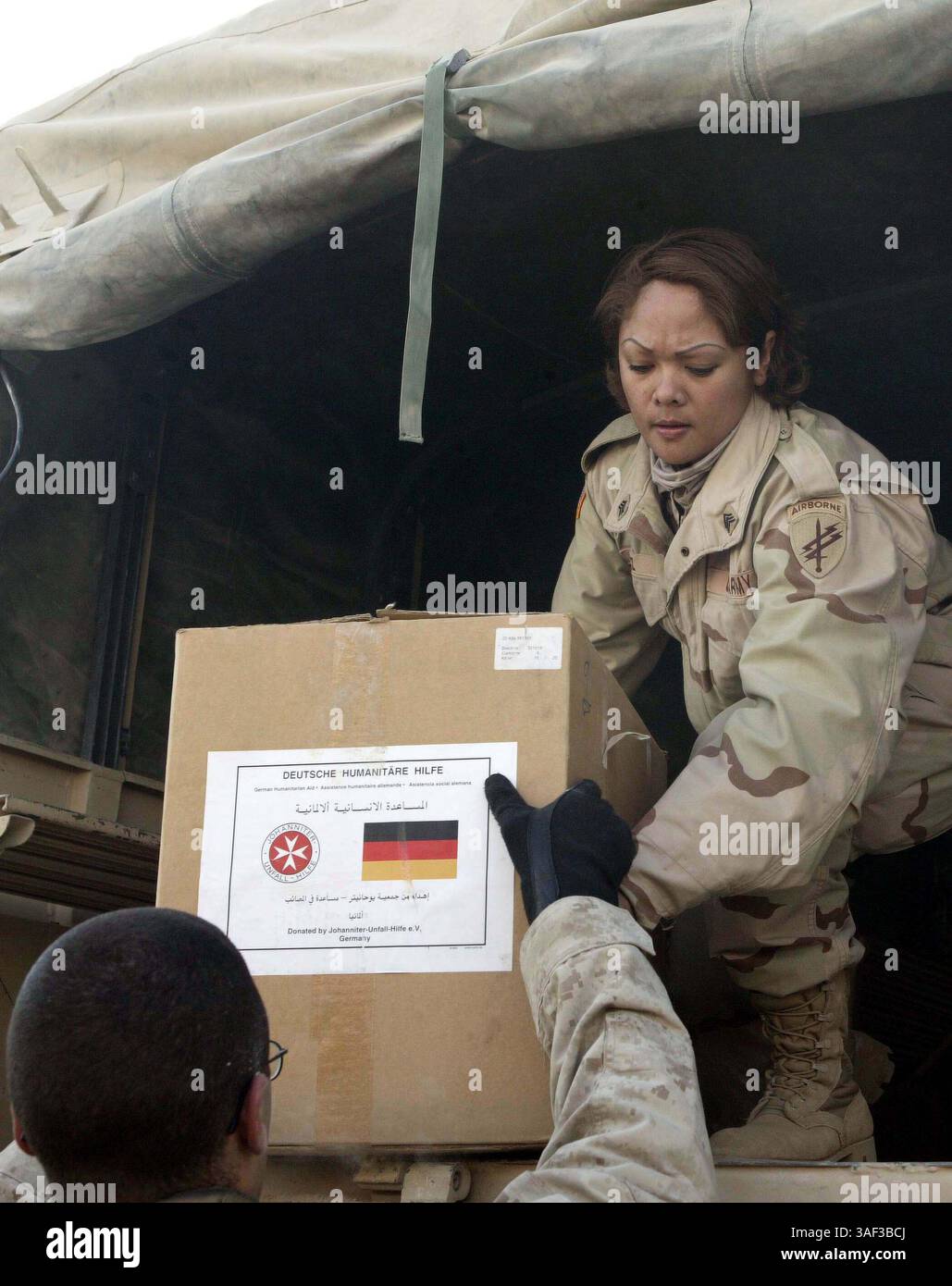 Jan 20, 2005; Fallujah, Iraq; Army Sgt. LAURIE PEREZ, a 29-year-old ...