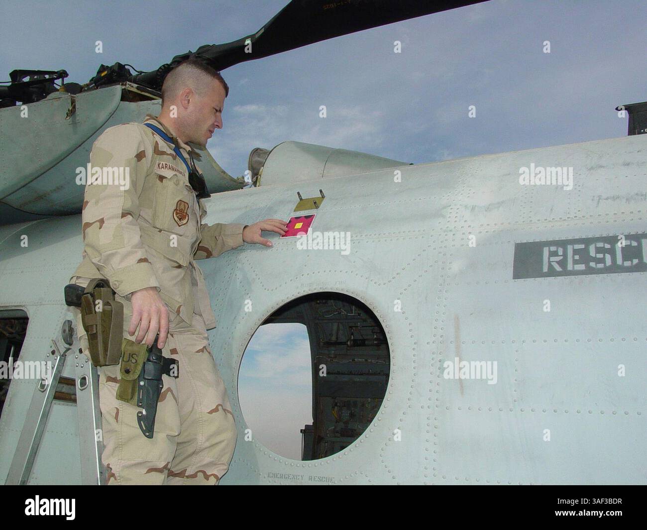 Jan 15, 2005; Al Asad, Iraq; Air Force 1st Lt. MIROSLAV KAMARAMINOV ...