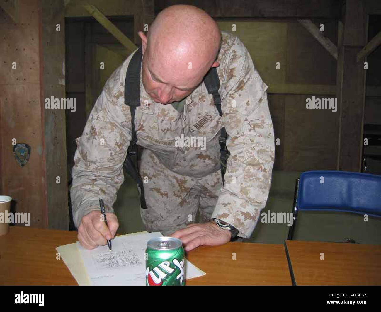 Jan 25, 2005; FOB Kalsu, Iraq; Chief Warrant Officer 4 MIKE HORGAN of ...