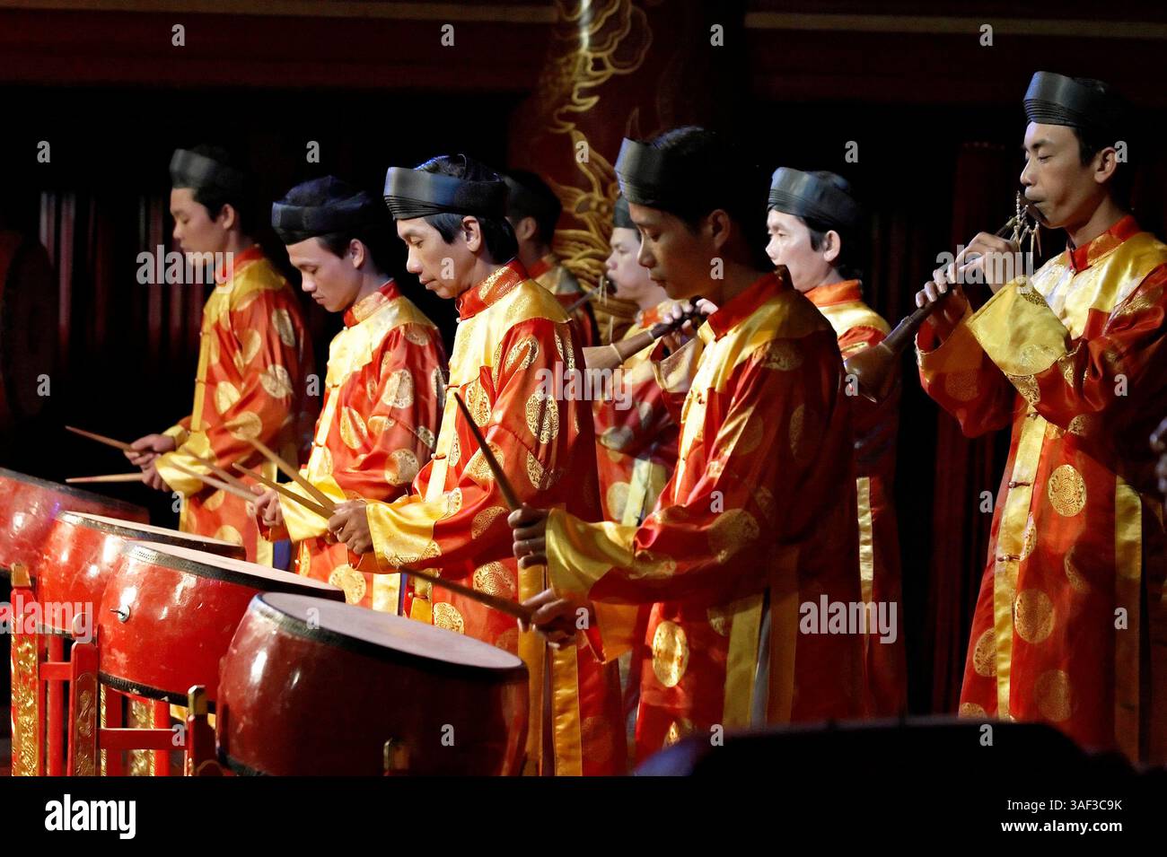 Feb 21, 2005; Hue, Vietnam; Vietnamese cultural dance and song at the ...
