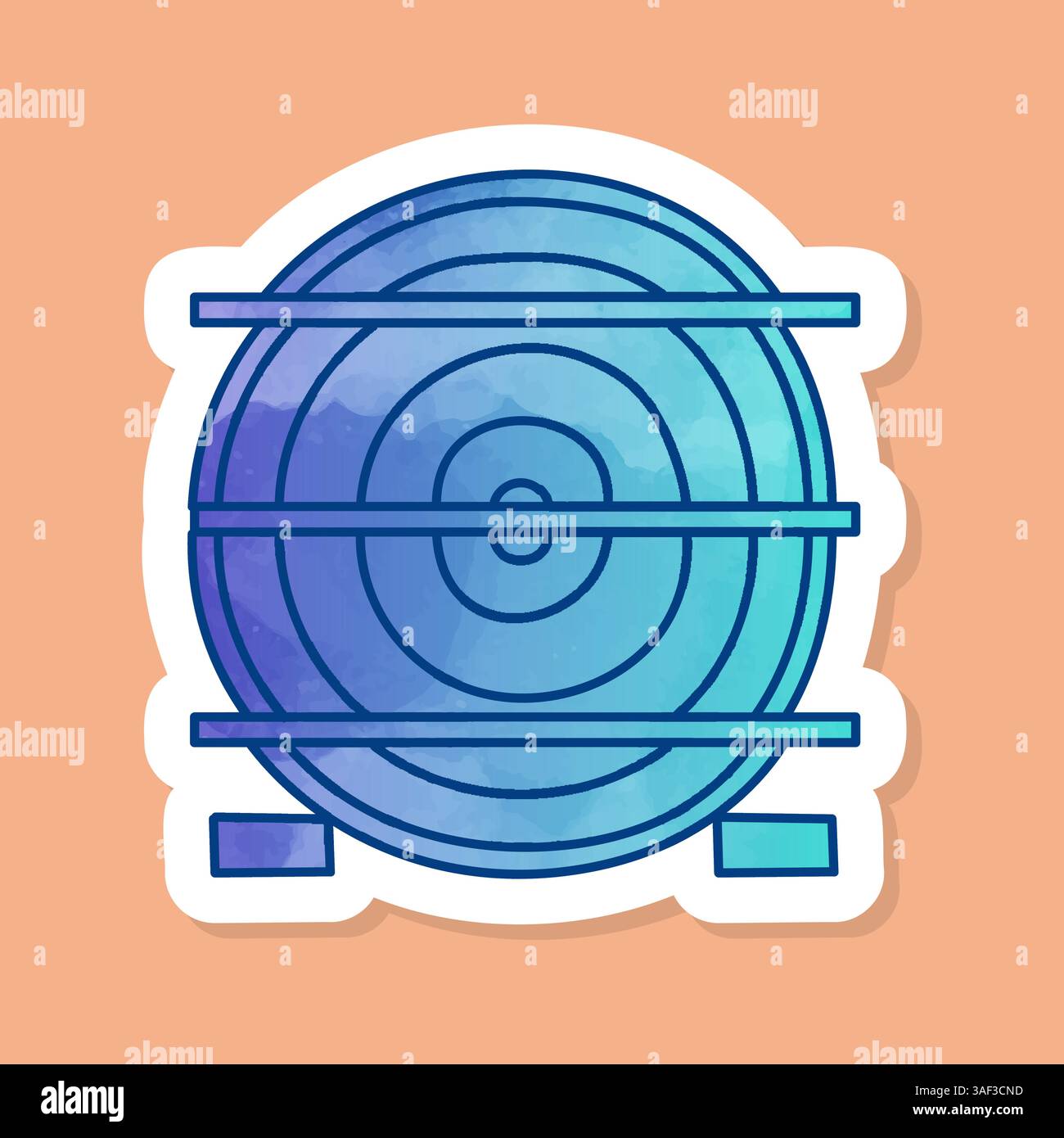 Wood milling cut stacked color sticker Stock Vector Image & Art - Alamy