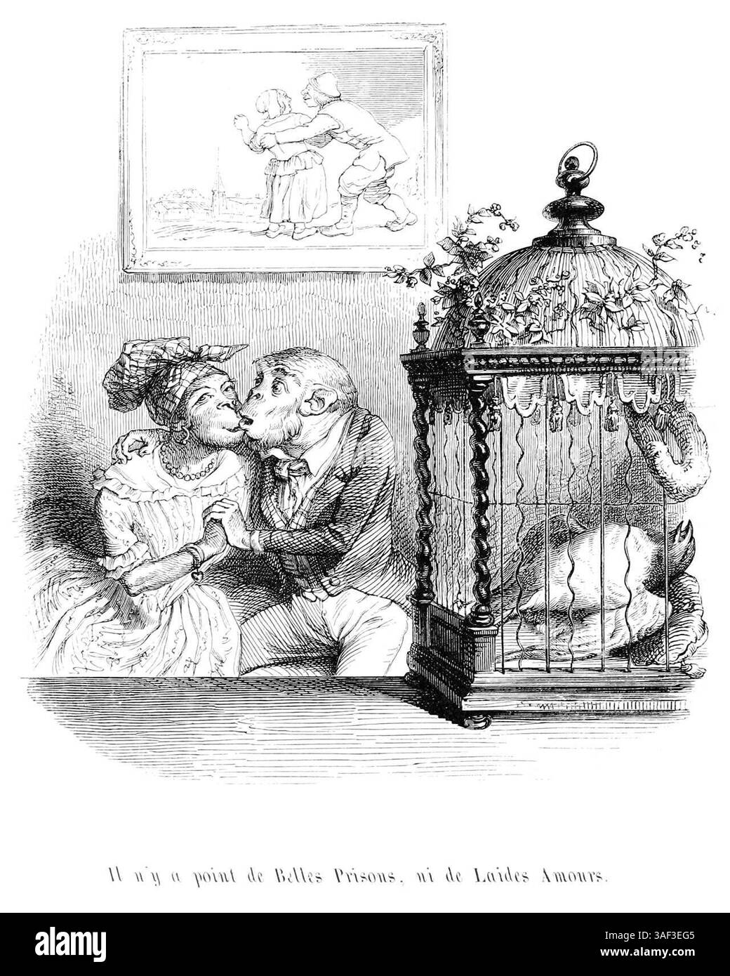 Illustration by J.-J. Grandville from an 1845 French book of "100 ...