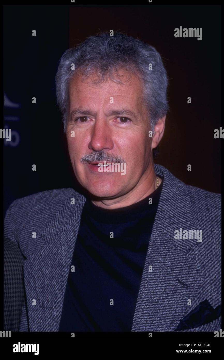March 5, 1997; Hollywood, CA, USA; Game show host ALEX TREBEK attends ...