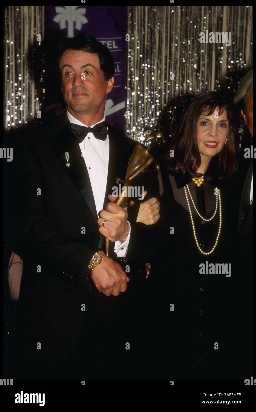 January 10, 1998; Hollywood, CA,USA; Actors SYLVESTER STALLONE and ...