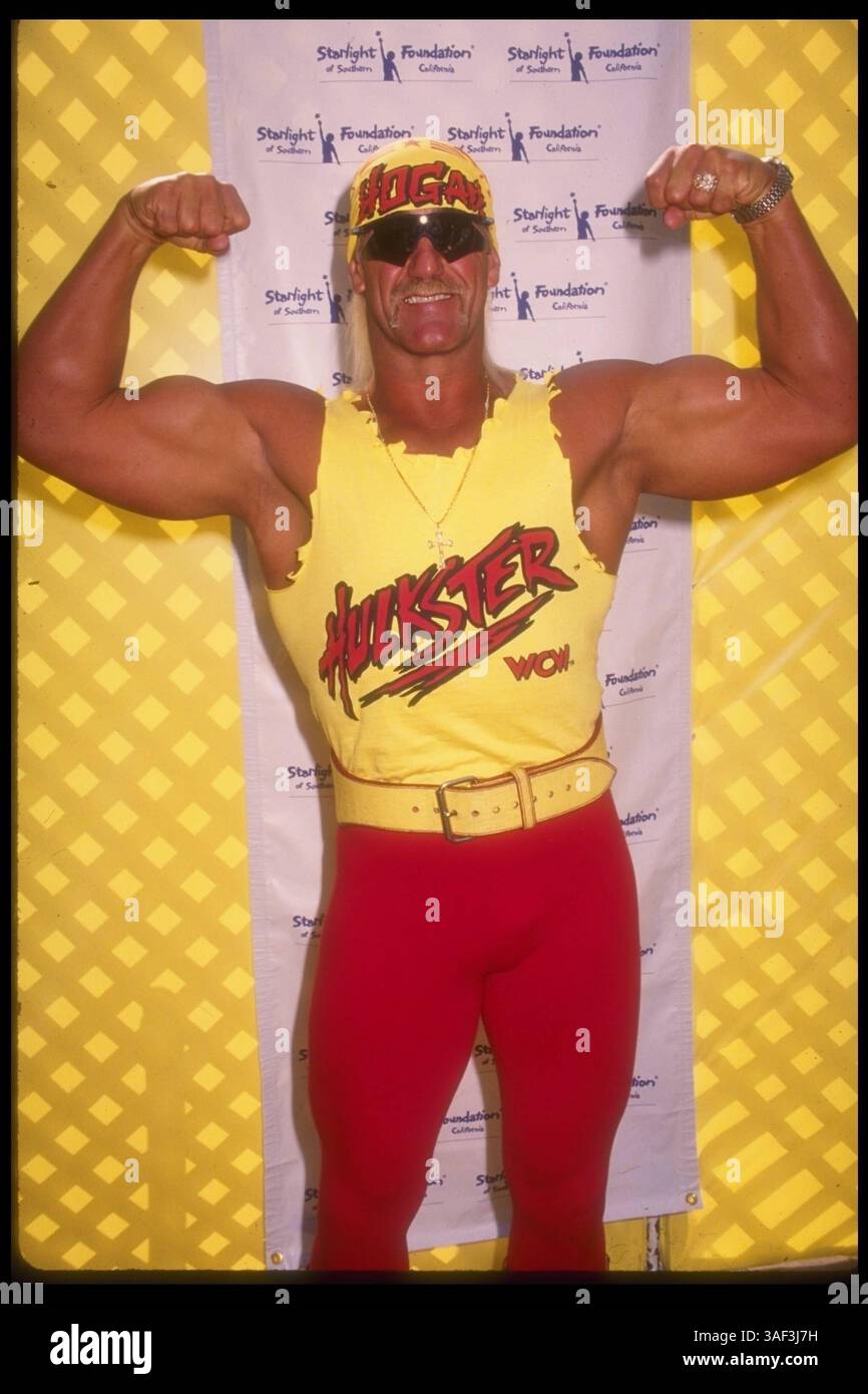 October 1, 1994; Hollywood, CA, USA; Wrestler HULK HOGAN attends the ...