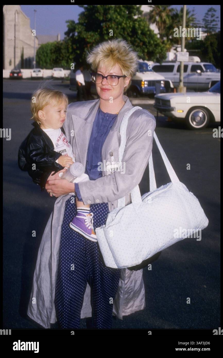 1986; Hollywood, CA, USA; Actress MELANIE GRIFFITH and son ALEXANDER in ...