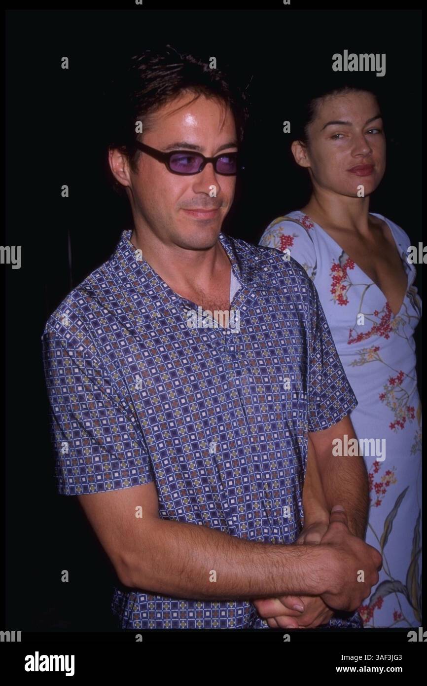 August 12, 1998; Hollywood, CA, USA; Actor ROBERT DOWNEY JR. and ...
