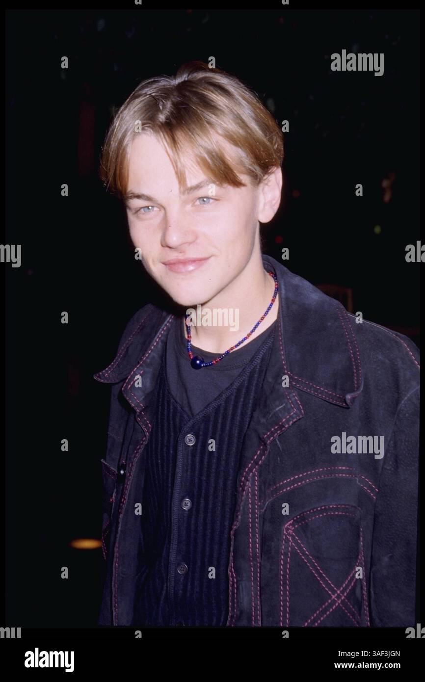 1993; Hollywood, CA, USA; Actor LEONARDO DICAPRIO attends the premiere ...