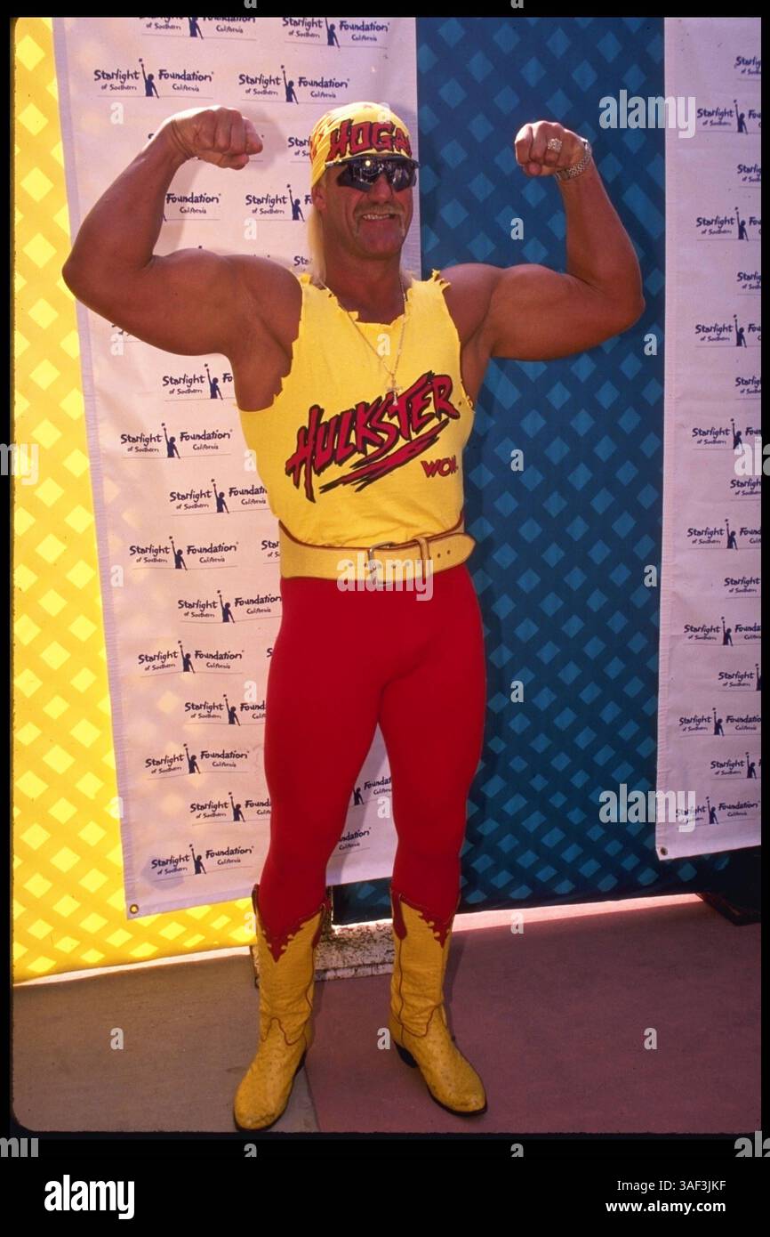 1994; Hollywood, CA, USA; Pro wrestler HULK HOGAN is shown in a photo ...