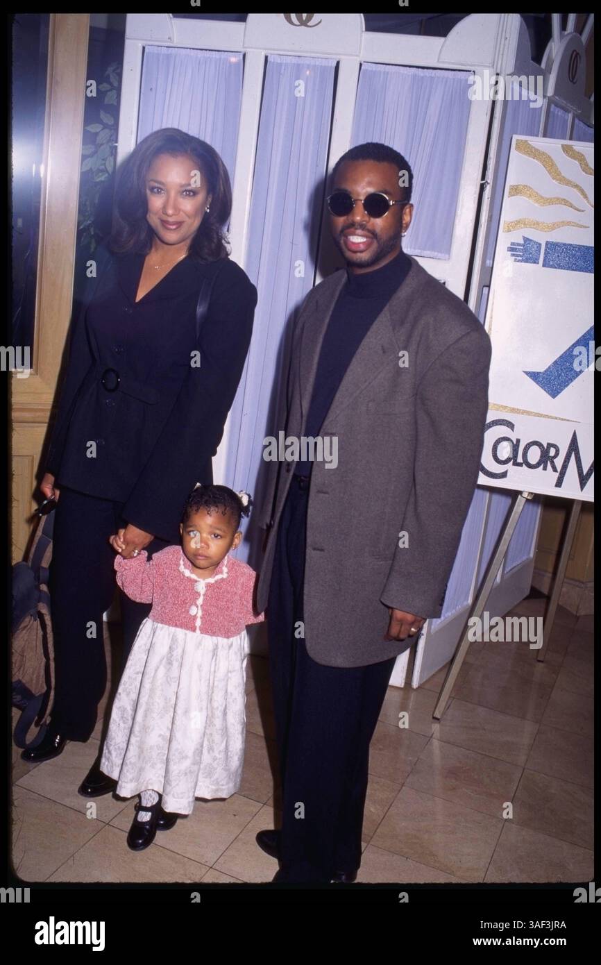 November 3, 1996; Hollywood, CA, USA; LEVAR BURTON, STEPHANIE BURTON ...
