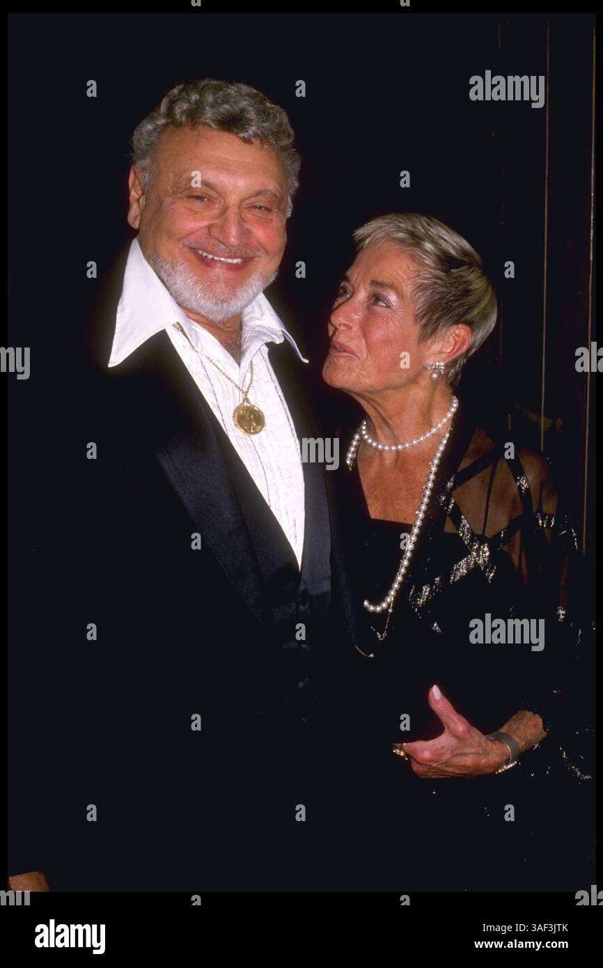 March 1988; Hollywood, CA, USA; Singer FRANKIE LAINE and his wife NAN ...