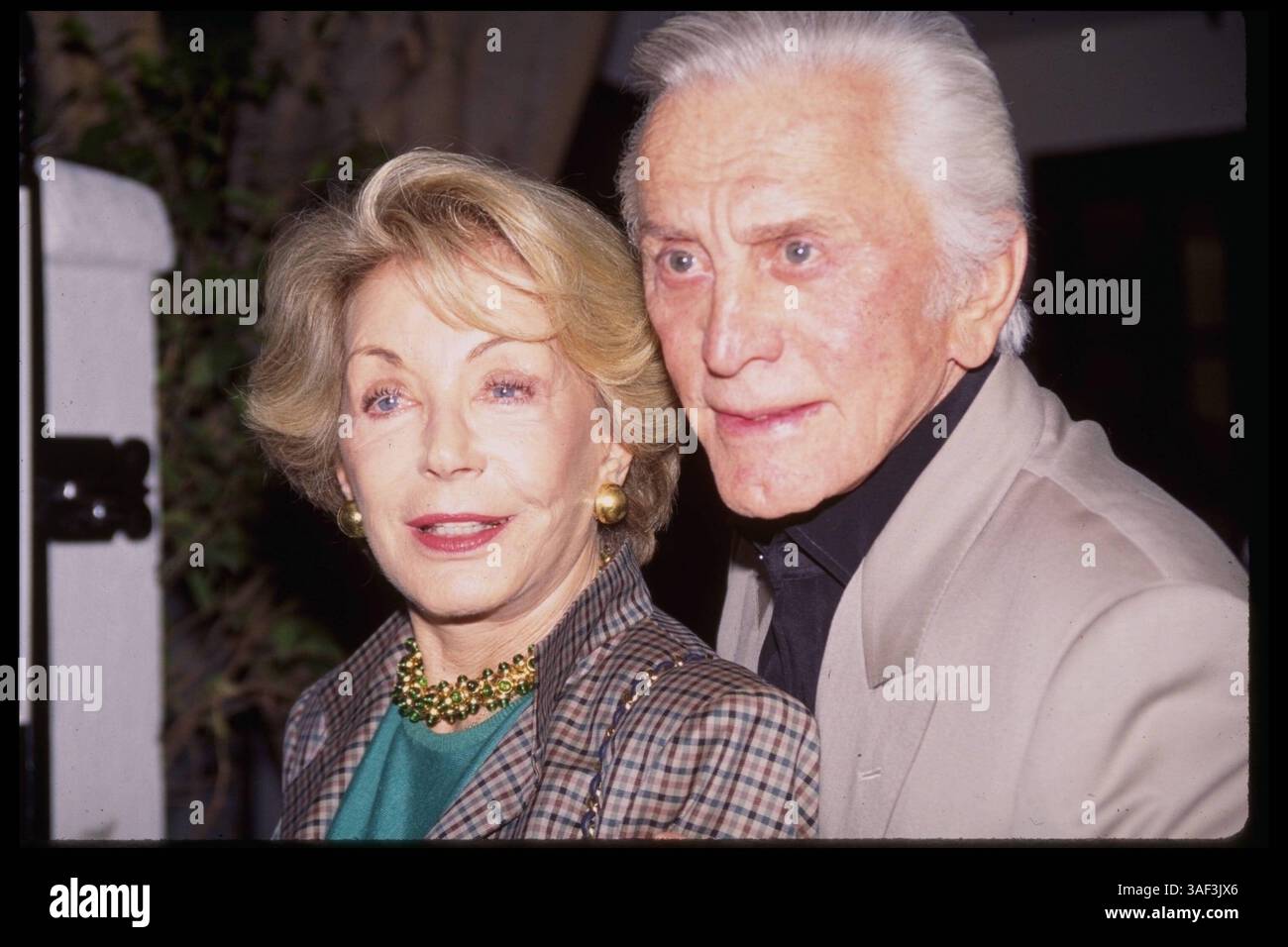 1995; Hollywood, CA, USA; Actor KIRK DOUGLAS and wife ANNE are shown in ...