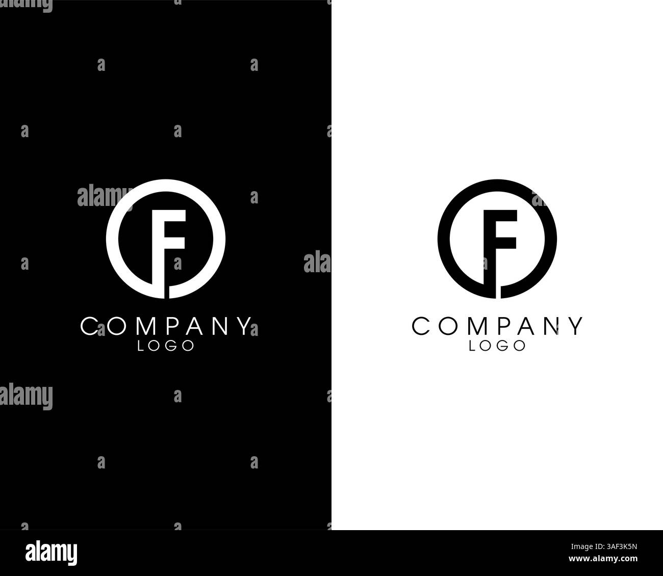 Letter OF, FO initial logotype company name design. vector logo for ...
