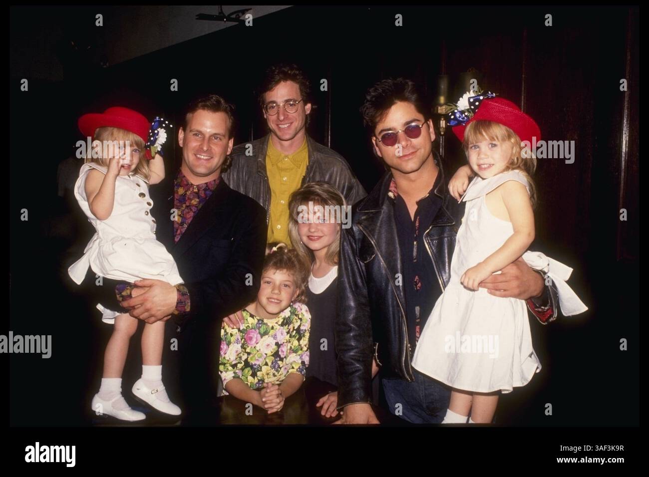Hollywood, CA, USA; The cast of sitcom 'Full House' (L to R) ASHLEY ...