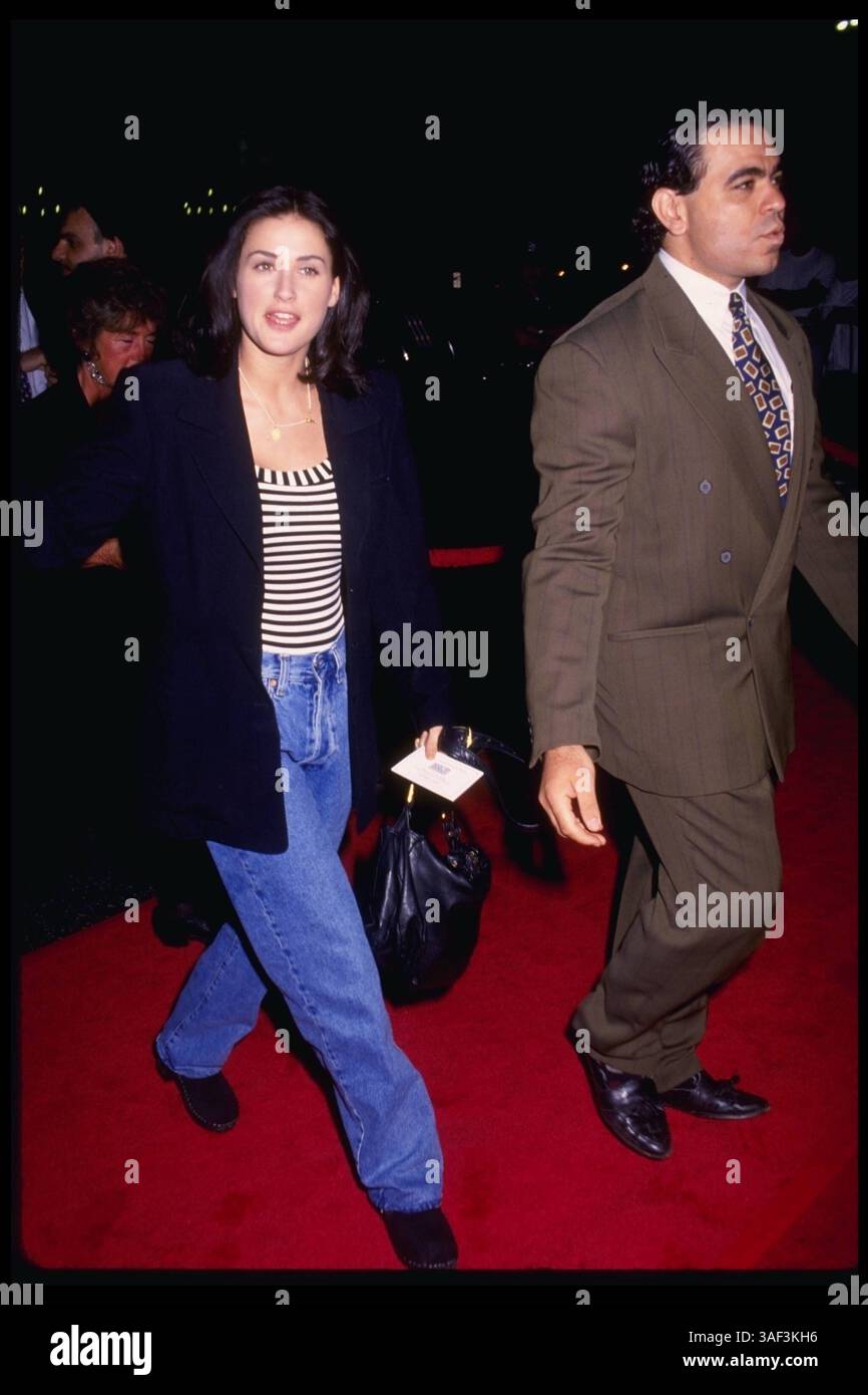 1993; Hollywood, CA, USA; Actress DEMI MOORE attends the premiere of ...