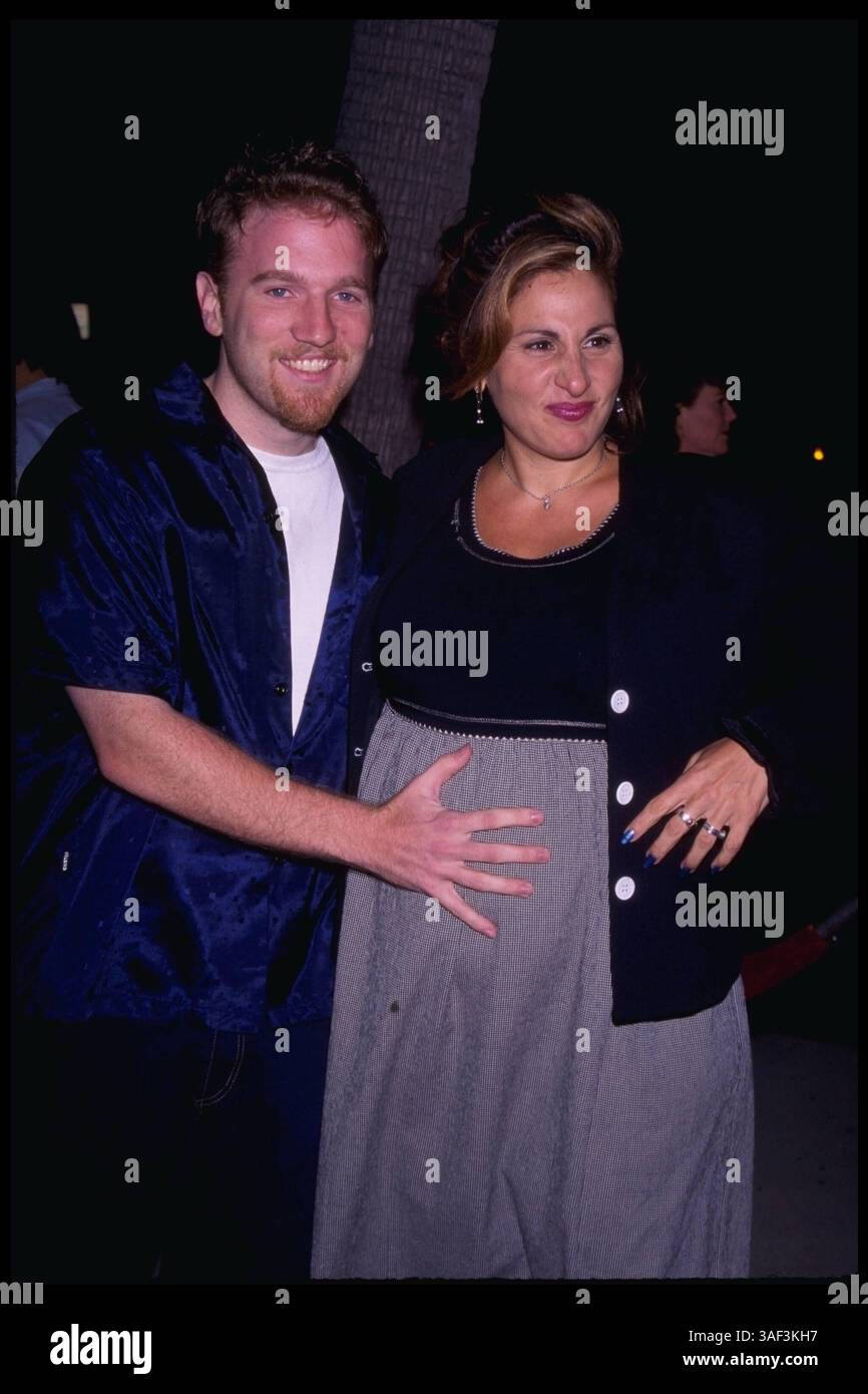 September 25, 1996; Hollywood, CA, USA; Actress KATHY NAJIMY and DAN ...