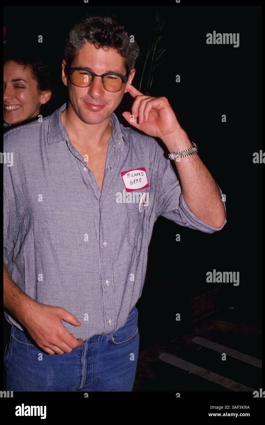 July 1989; Hollywood, CA, USA; Actor RICHARD GERE Stock Photo - Alamy