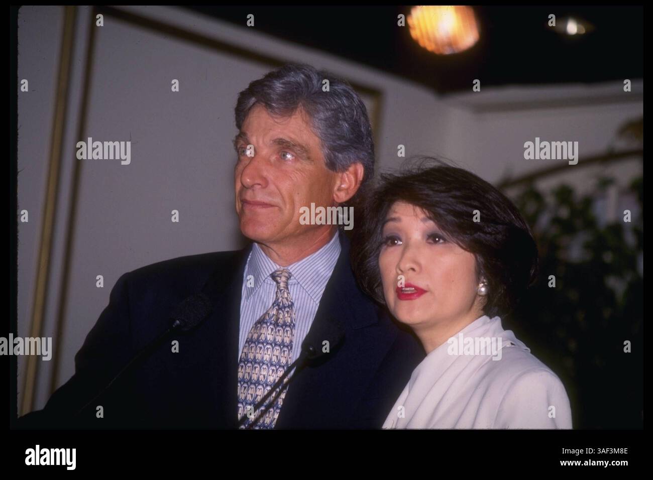 June 5, 1996; Hollywood, CA, USA; CONNIE CHUNG and husband MAURY POVICH ...
