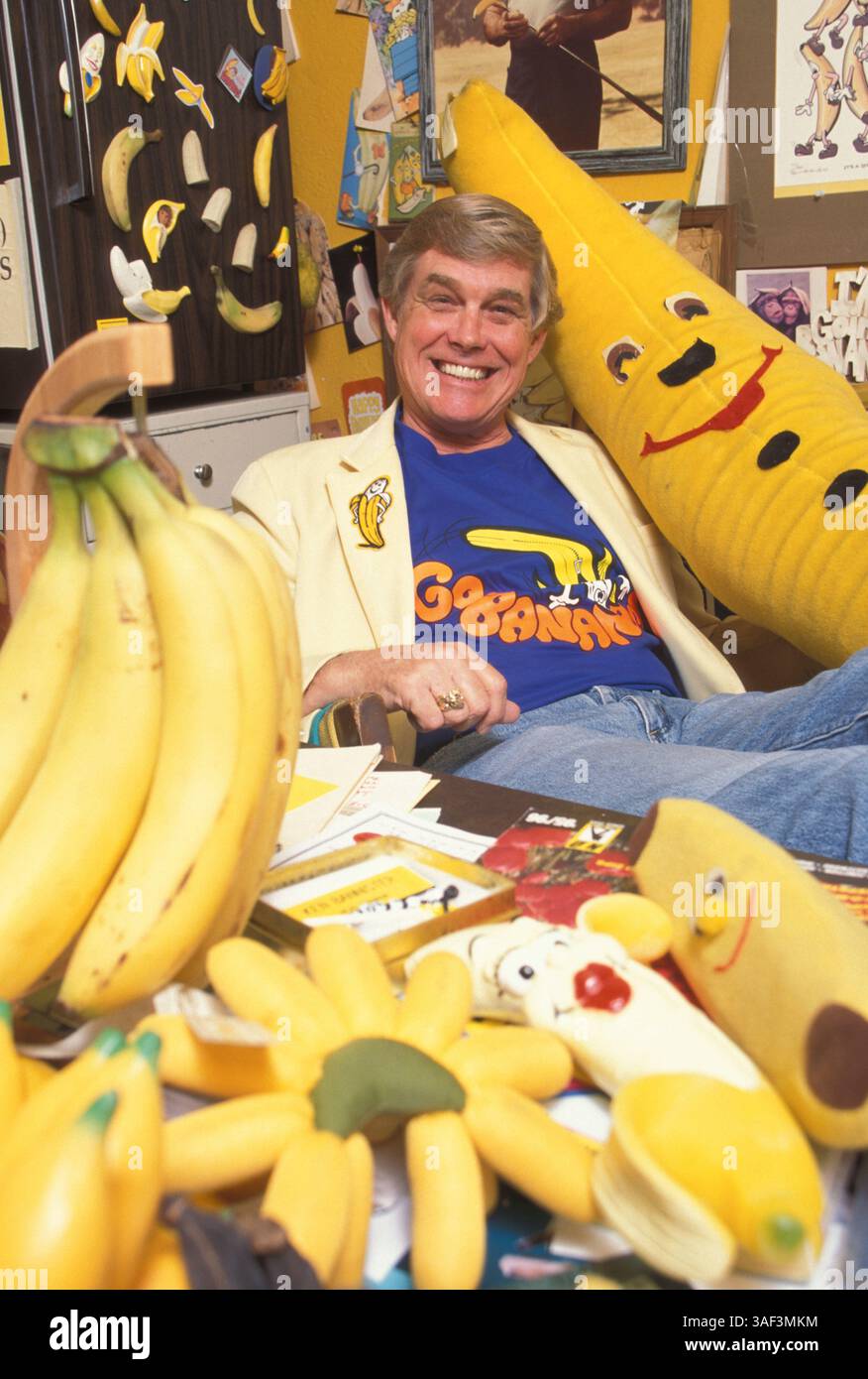 Aug 12, 1996; Los Angeles, CA, USA; Curator KEN BANNISTER and his ...