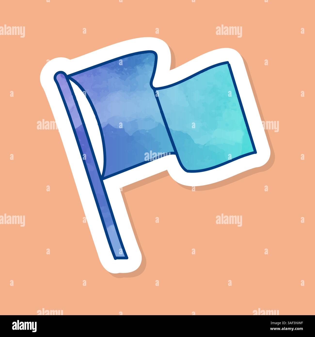 Waving white flag surrender Stock Vector Images - Alamy