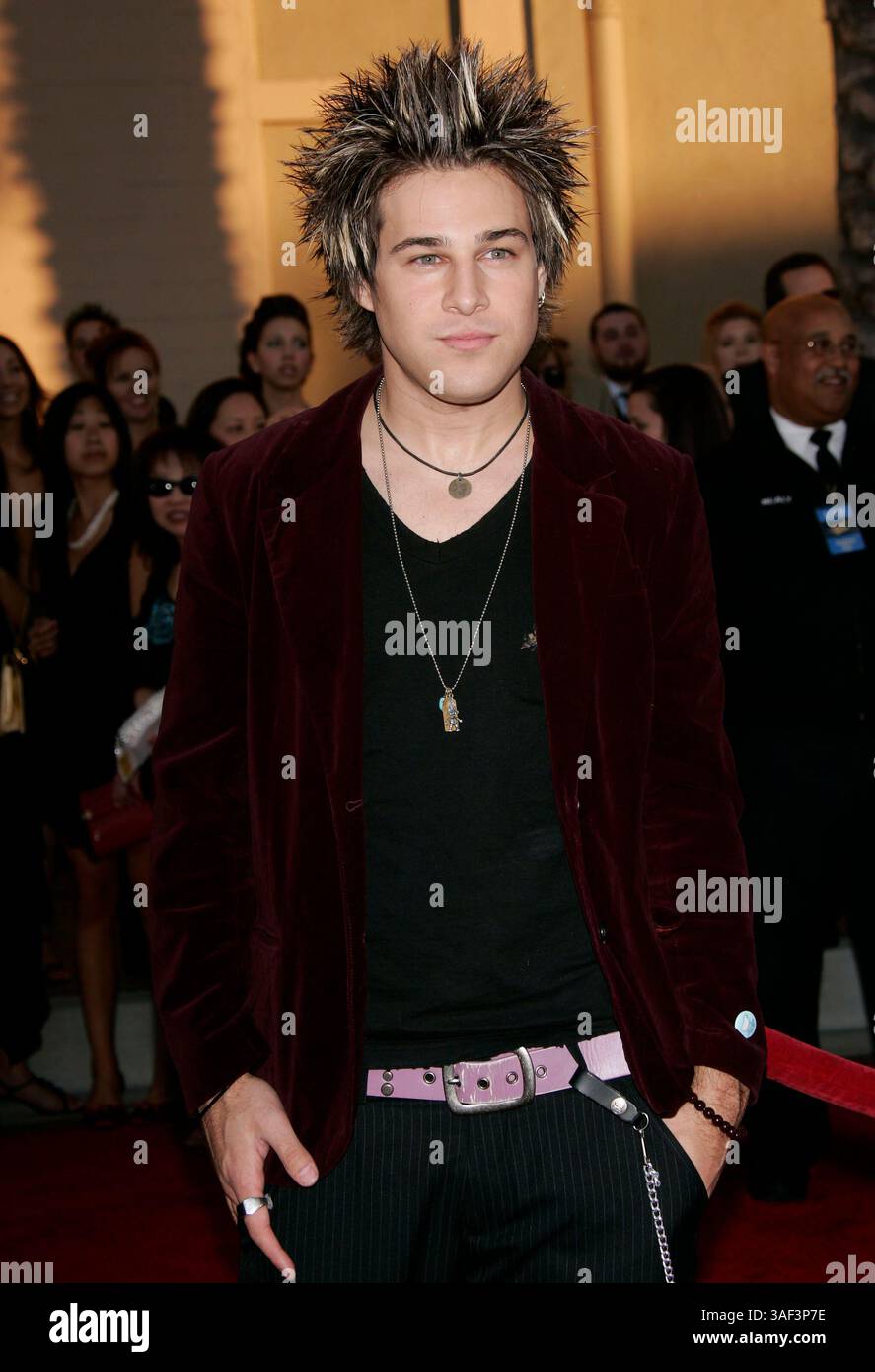 Nov 22, 2005; Los Angeles, CA, USA Singer RYAN CABRERA arriving for the ...