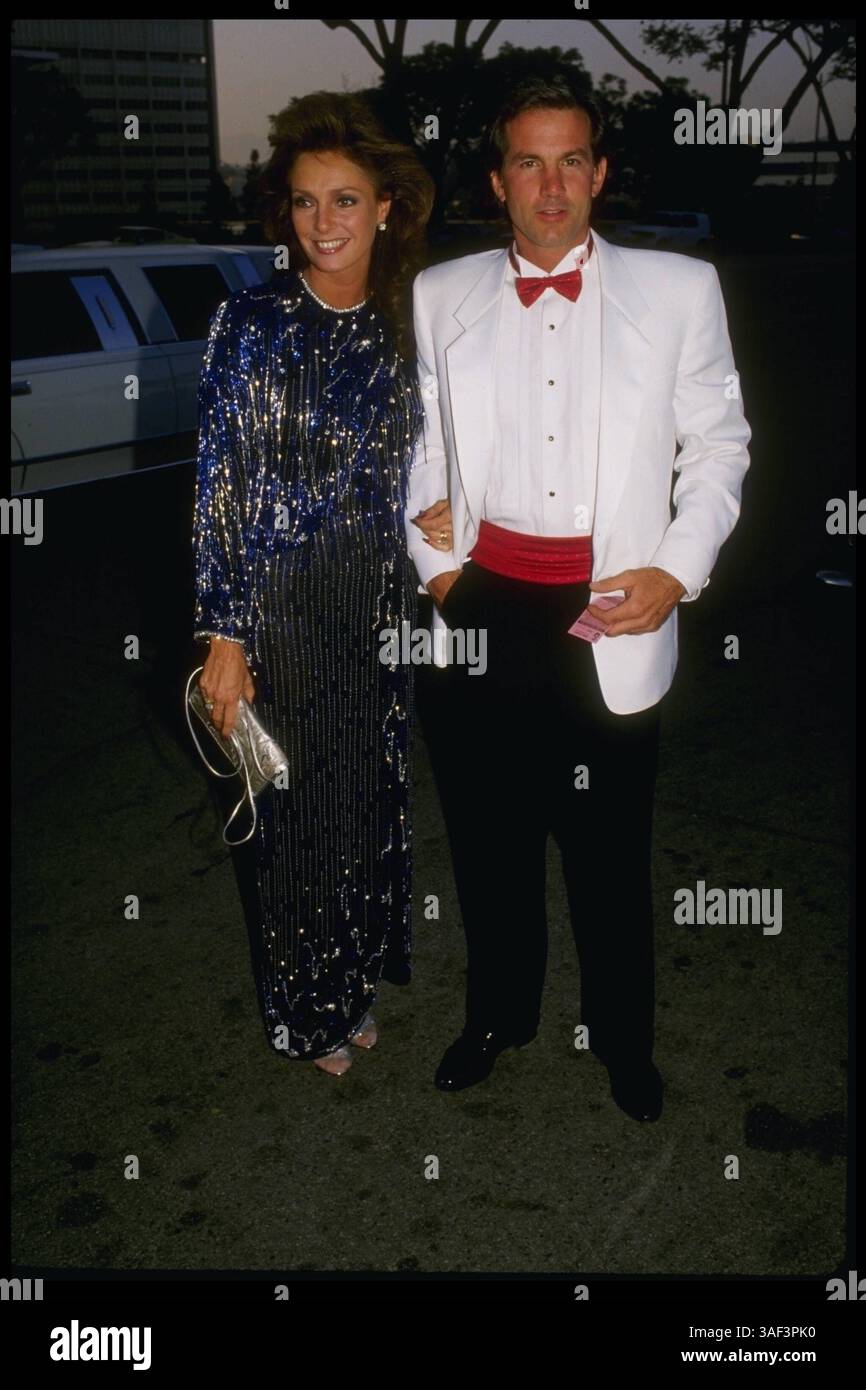 August 1987; Hollywood, CA, USA; Actress JENNIFER O'NEILL and RICHARD ...