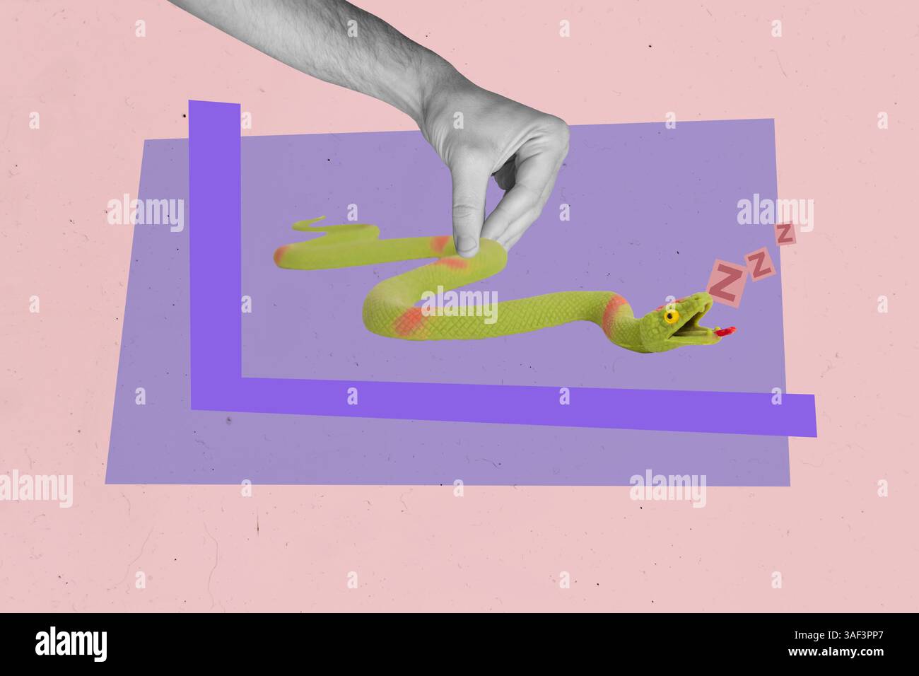 Trend composite sketch template 3D photo collage of anonymous hand ...