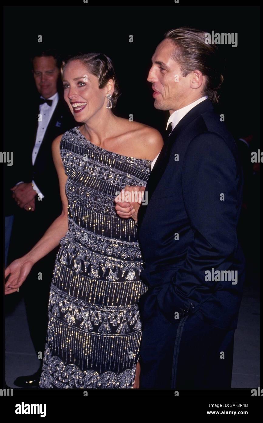 March 21, 1994; Hollywood, CA, USA; Actress SHARON STONE and her ...