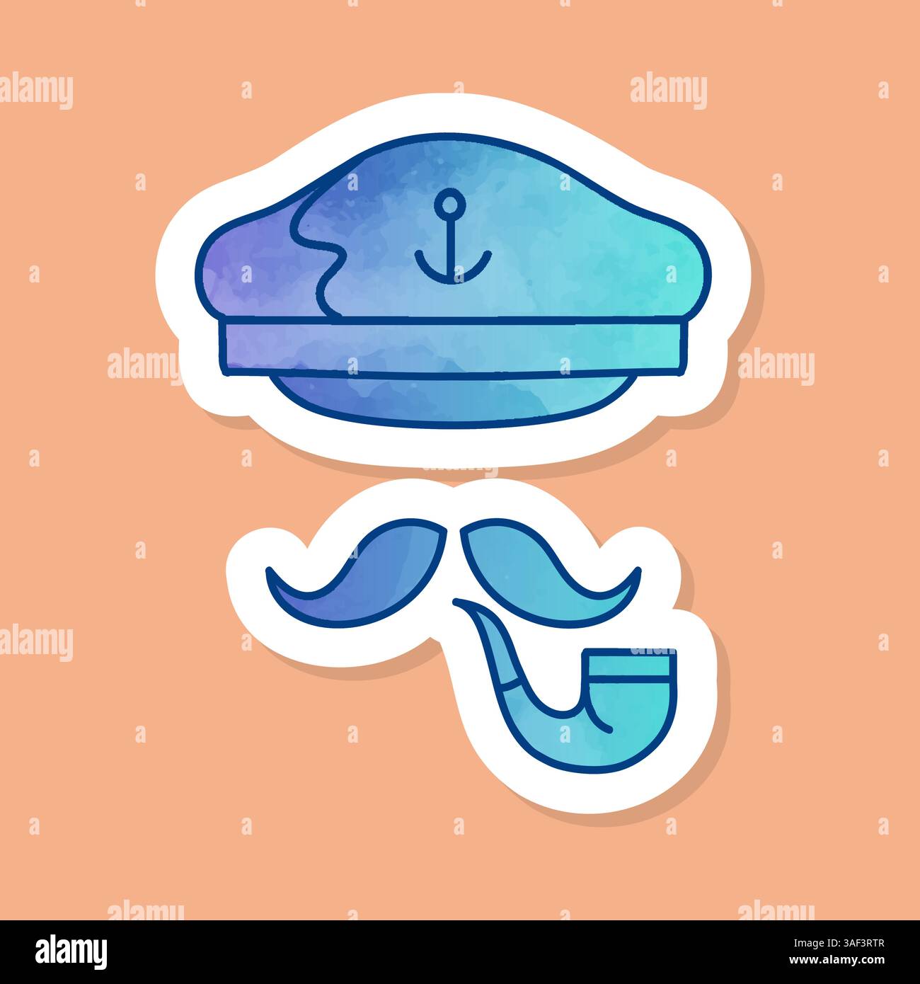 Captain holder Stock Vector Images - Alamy