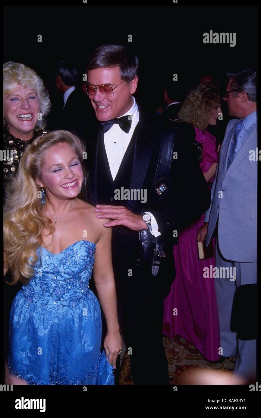 1983; Hollywood, CA, USA; 'Dallas' co-stars CHARLENE TILTON and LARRY ...