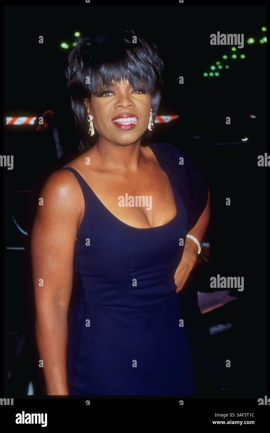 April 6, 1996; Hollywood, CA, USA; OPRAH WINFREY attends the NAACP ...